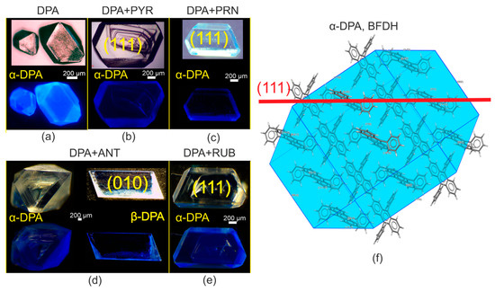 Additive-Assisted Crystallization of 9,10-Diphenylanthracene