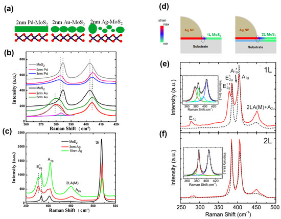 Crystals | Free Full-Text | Raman Spectroscopy of 2D MoS2 Interacting ...