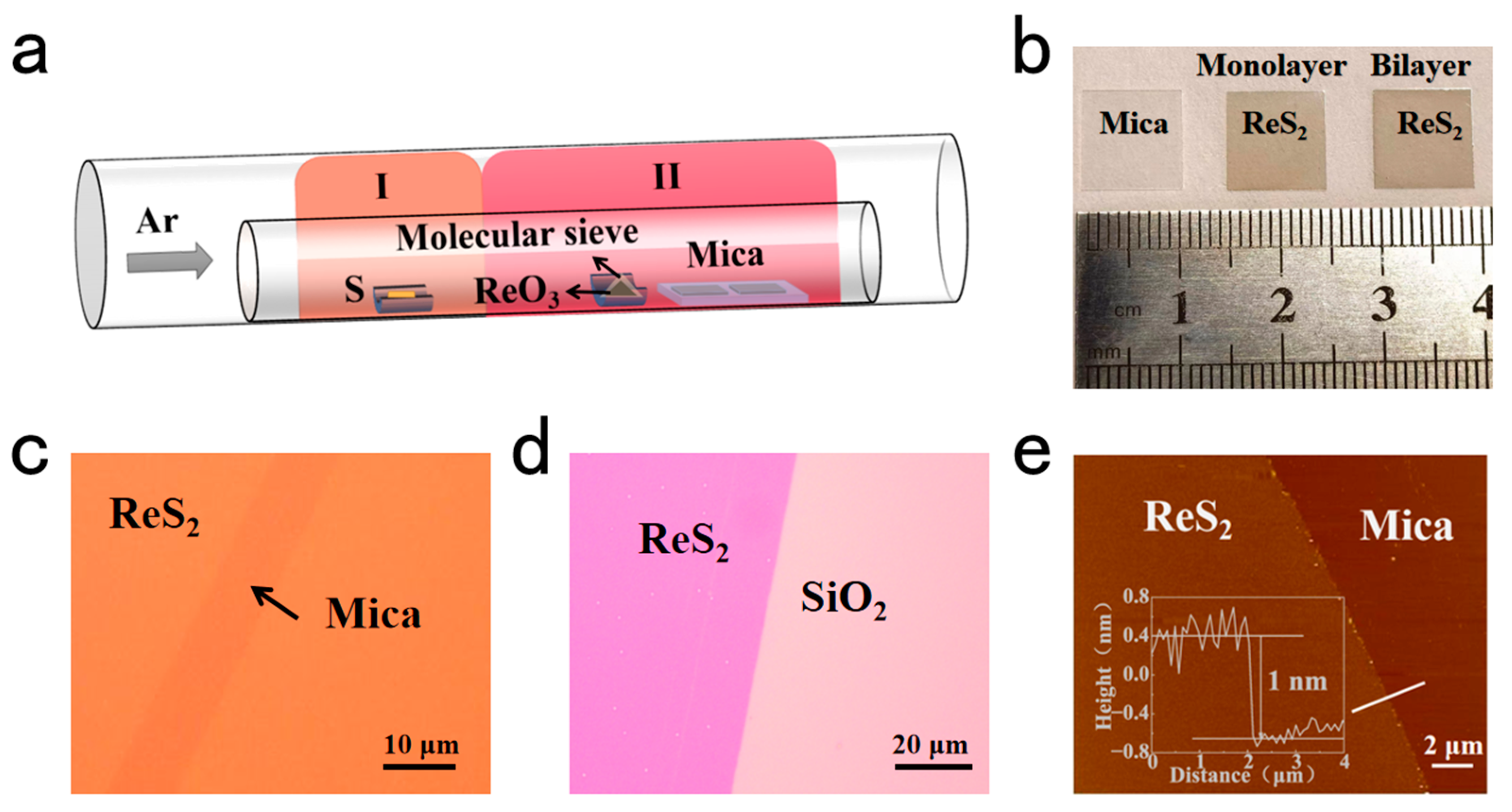Controllable Growth of Large-Scale Continuous ReS2 Atomic Layers