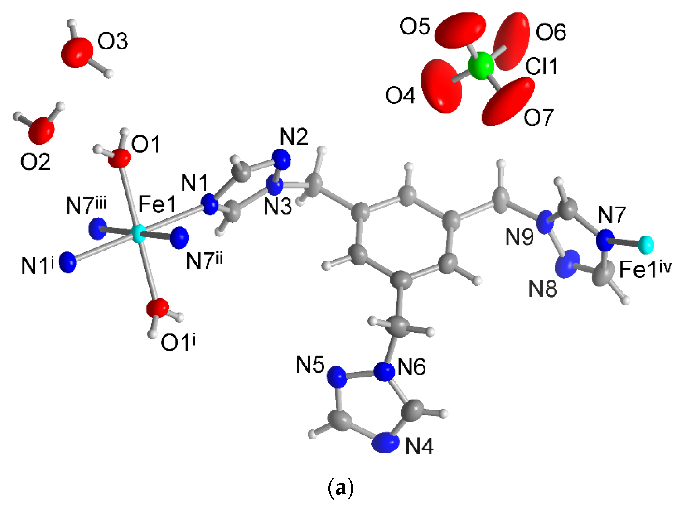 Single-Crystal Structure Analysis of Three Novel Iron(II) Coordination ...