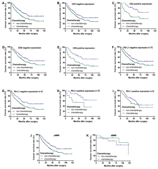 The Predictive Value of CD3+/CD8+ Lymphocyte Infiltration and PD-L1 Expression in Colorectal Cancer