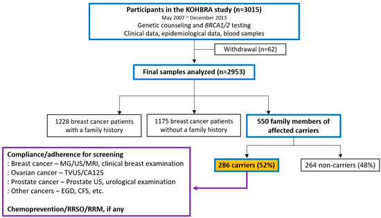 Pattern Anlysis of Risk-Reducing Strategies in Unaffected Korean BRCA1/2 Mutation Carriers