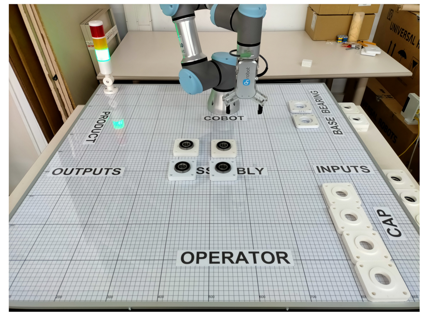 Usability Study through a Human-Robot Collaborative Workspace Experience