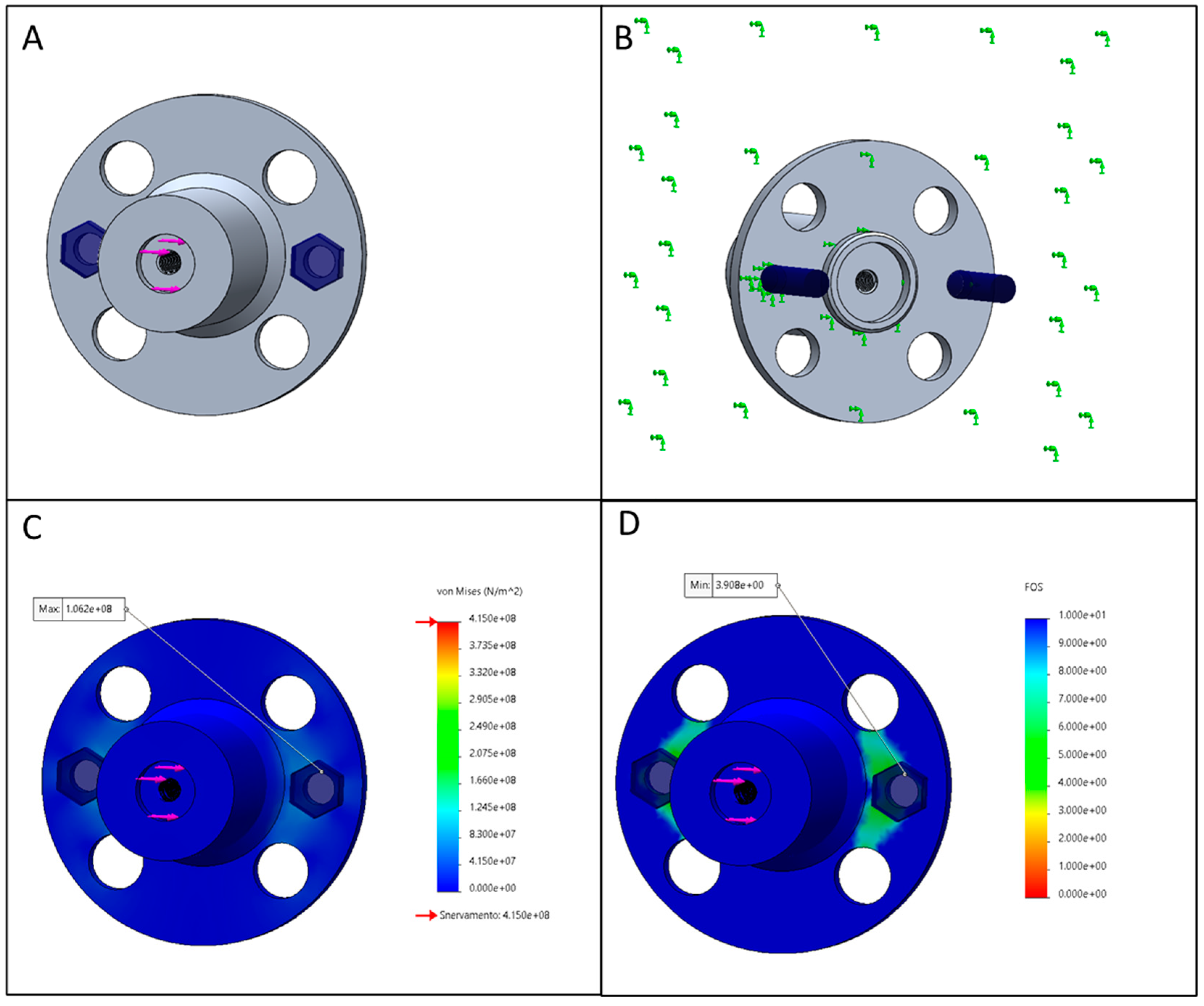 System Design and Stress–Strain Analysis for Cranking and Motoring ...