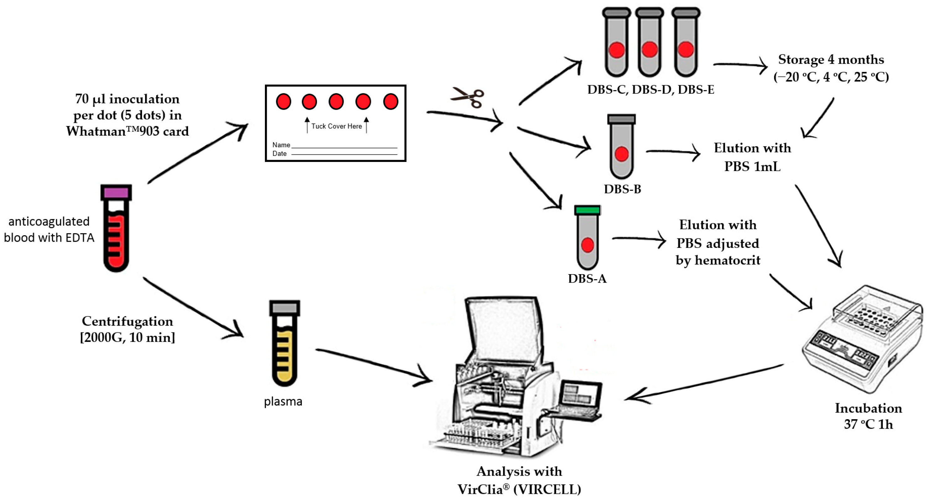 Effect of the Hematocrit and Storage Temperature of Dried Blood Samples ...