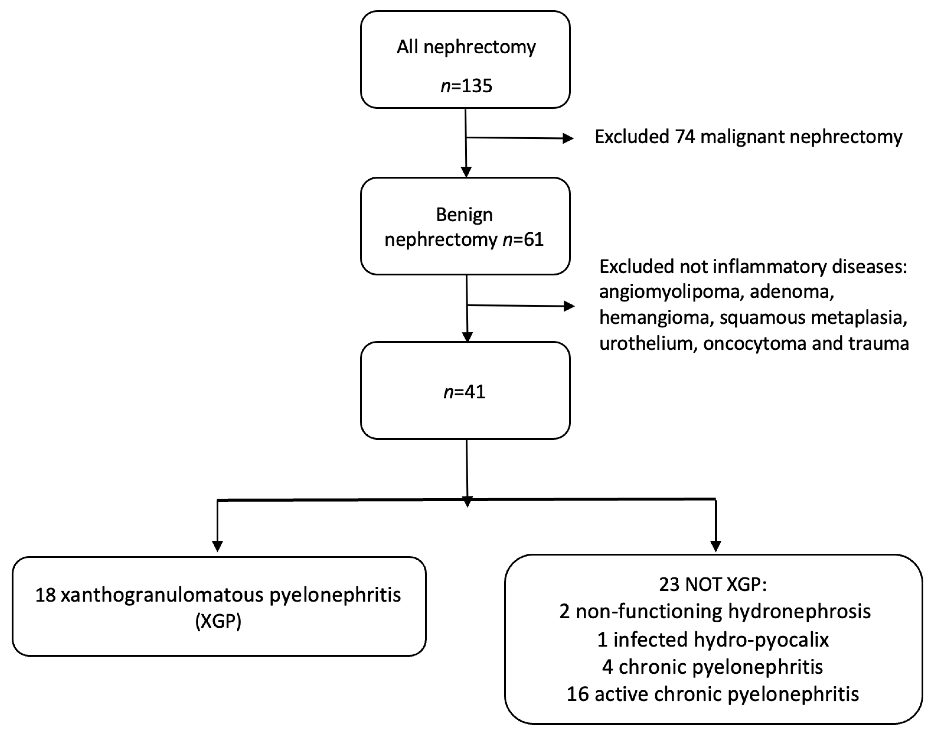 MDCT Diagnosis and Staging of Xanthogranulomatous Pyelonephritis