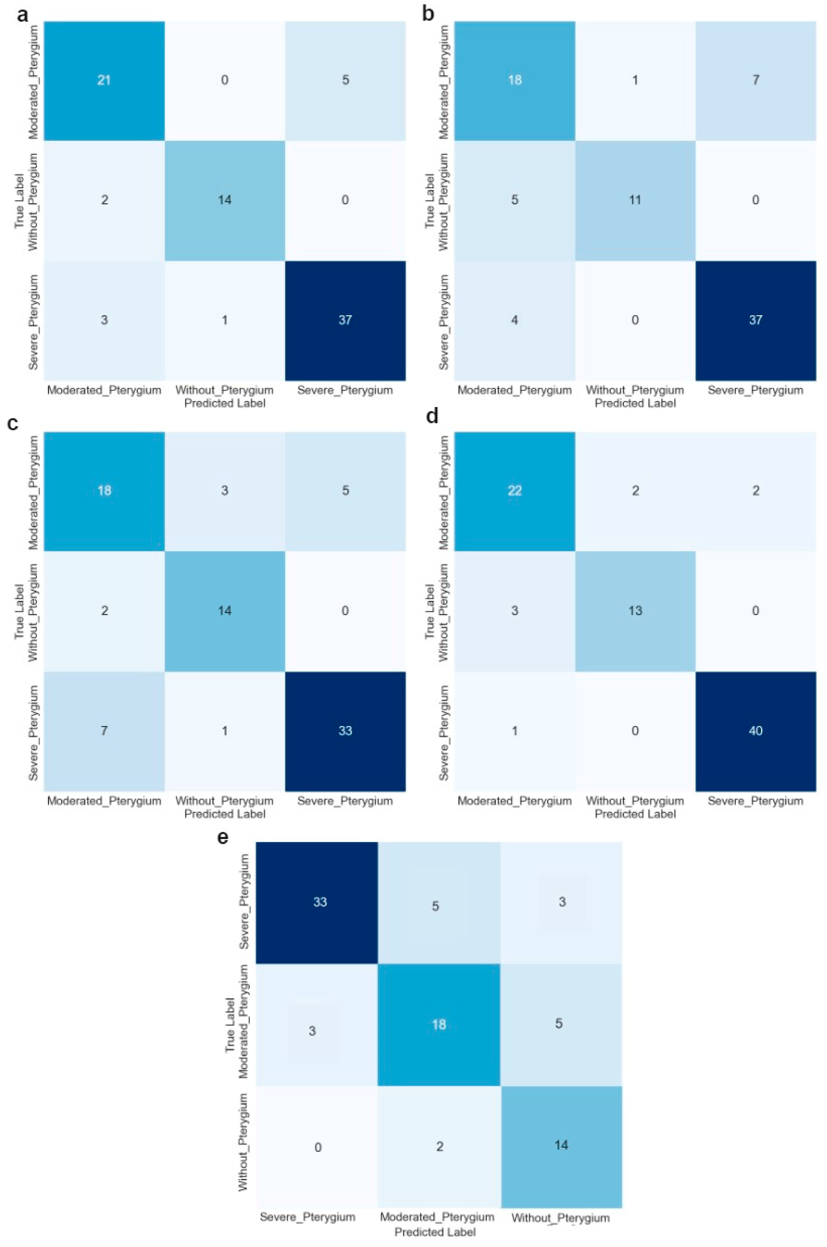 A Performance Evaluation Of Convolutional Neural Network Architectures For Pterygium Detection