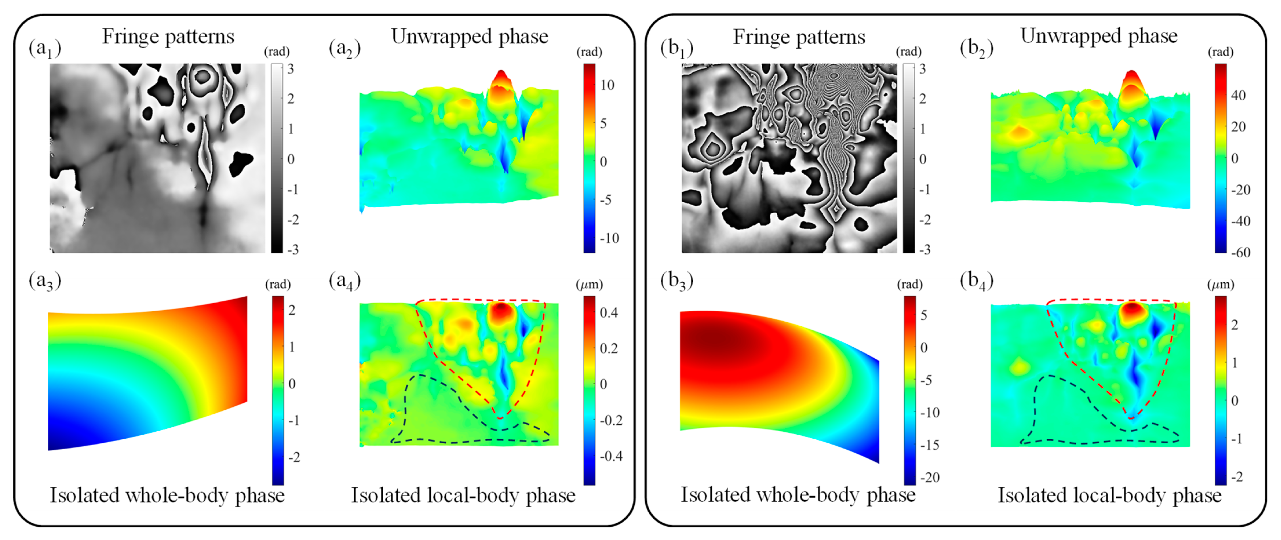 Defect Isolation from Whole to Local Field Separation in Complex Interferometry Fringe Patterns ...