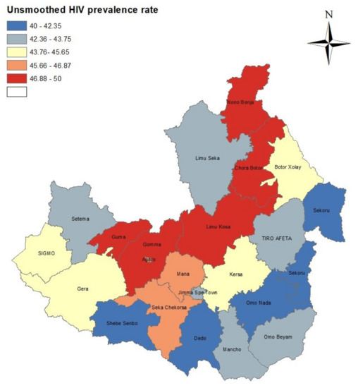 Bayesian Spatial Modelling of HIV Prevalence in Jimma Zone, Ethiopia