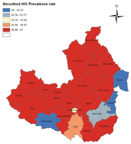 Bayesian Spatial Modelling of HIV Prevalence in Jimma Zone, Ethiopia