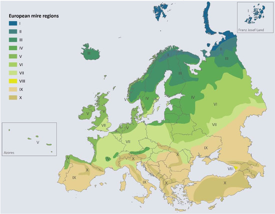 Mires in Europe—Regional Diversity, Condition and Protection