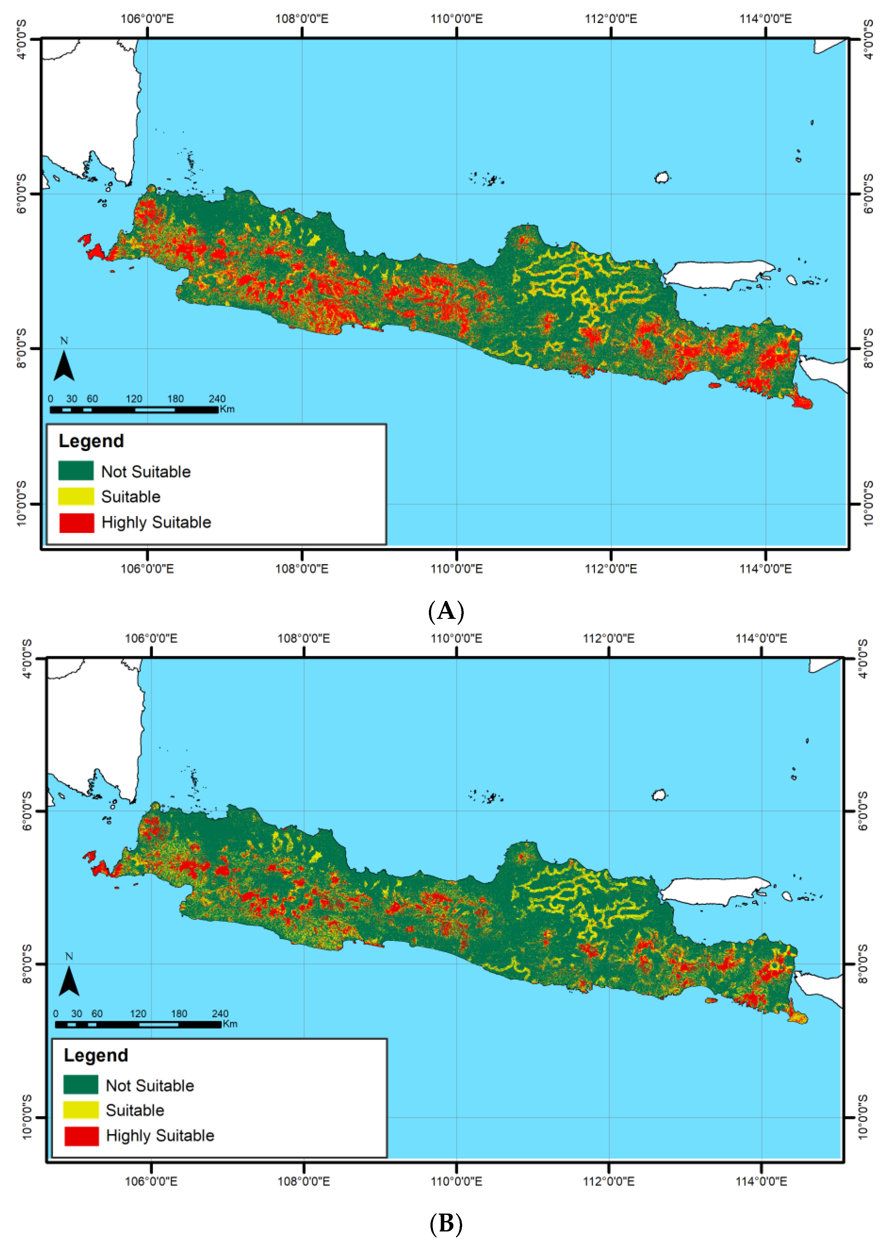 Analysis of Changes in Habitat Suitability of the Javan Leopard (Panthera pardus melas, Cuvier ...