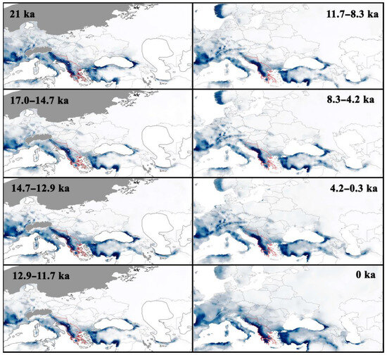 Detection of Glacial Refugia and Post-Glacial Colonization Routes of ...