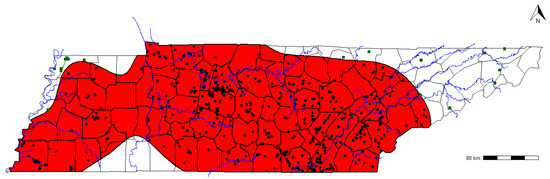 Current Distribution of the Nine-Banded Armadillo (Dasypus novemcinctus ...