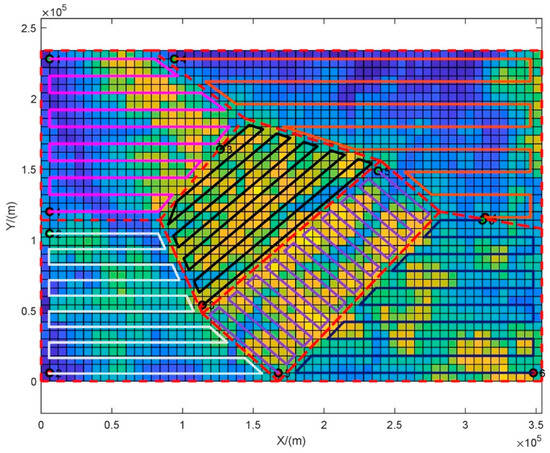 UAV Swarm Search Path Planning Method Based on Probability of Containment