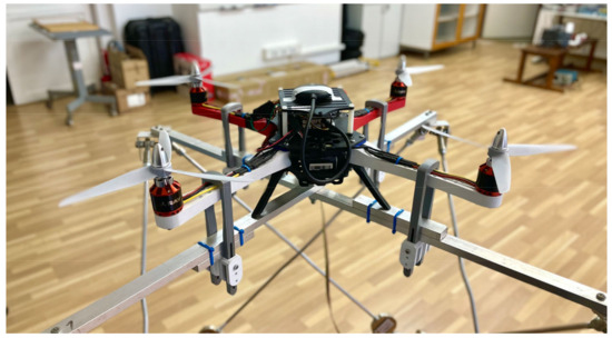 Quadcopter Modeling Using a System for UAV Parameters Measurement