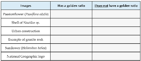 Exploring the Golden Ratio in Nature by Using a STEAM Approach: A ...