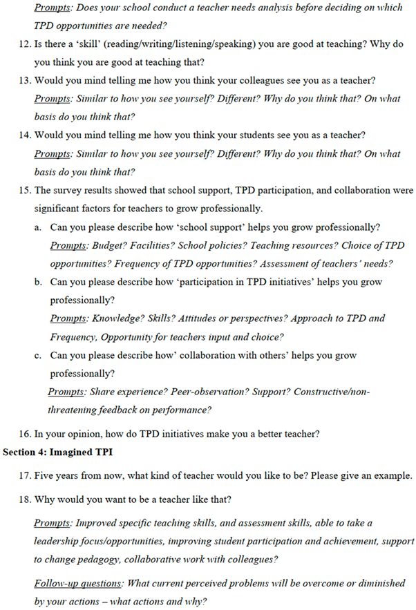 The Professional Development (PD) Paradox: How Policy Shapes English ...