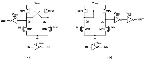 Electronics | Free Full-Text | Mismatch Insensitive Voltage Level Shifter Based on Two Feedback ...