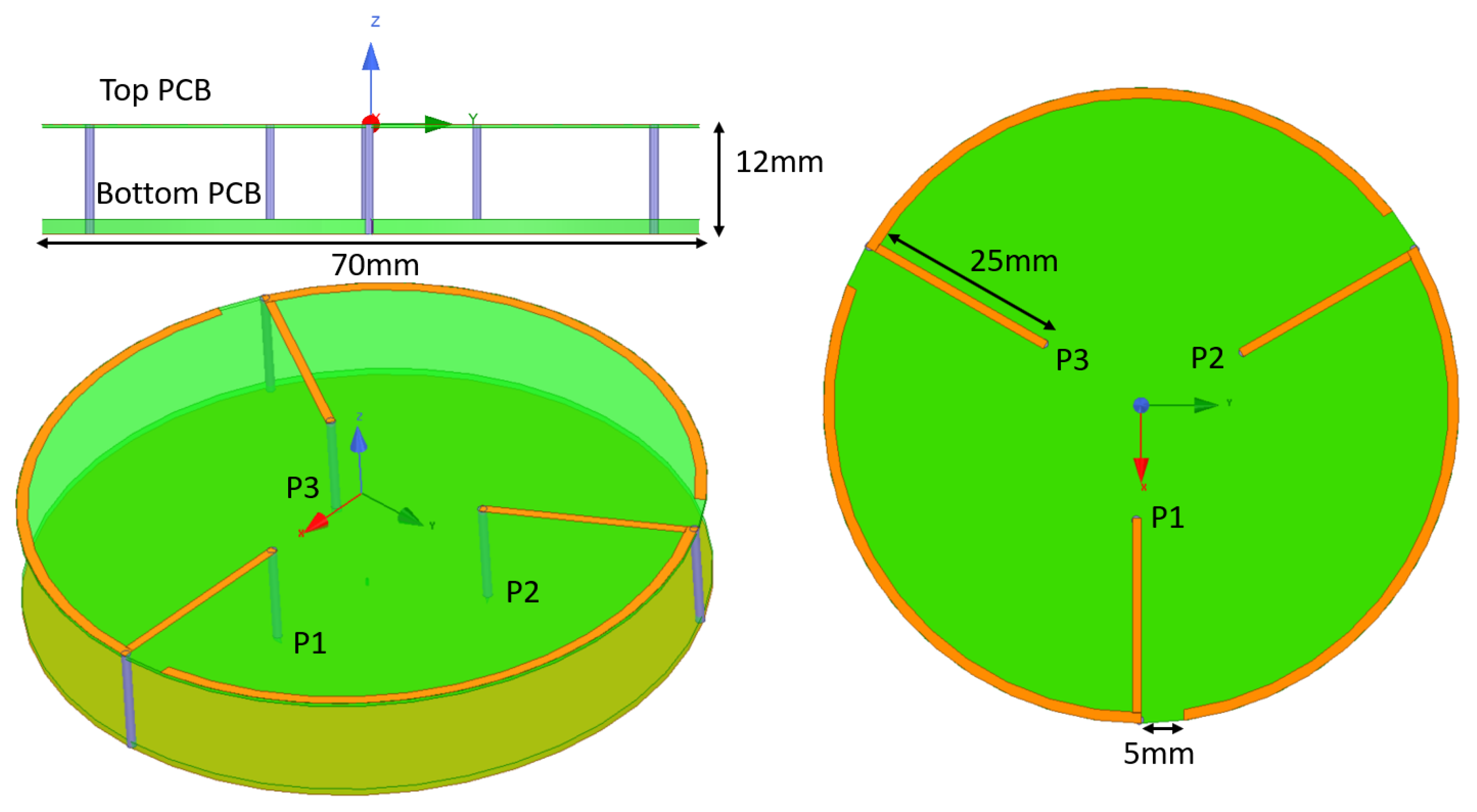 Low Cost Circularly Polarized Antenna for IoT Space Applications