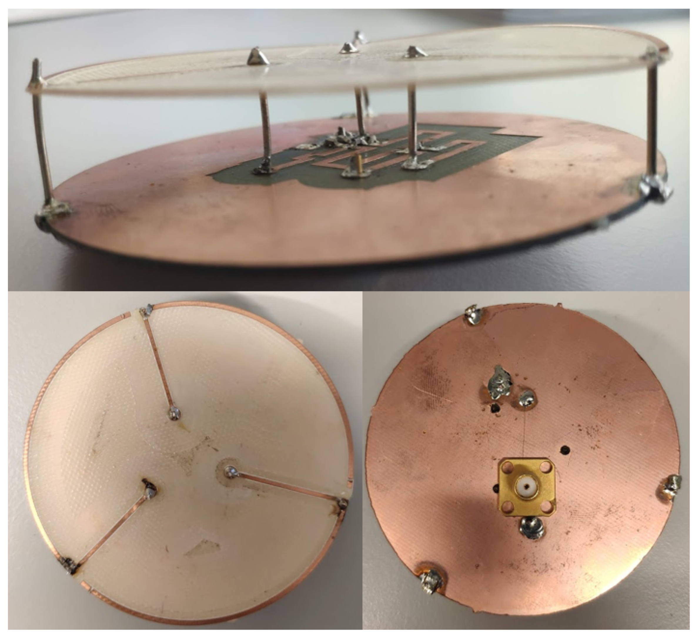 Low Cost Circularly Polarized Antenna for IoT Space Applications