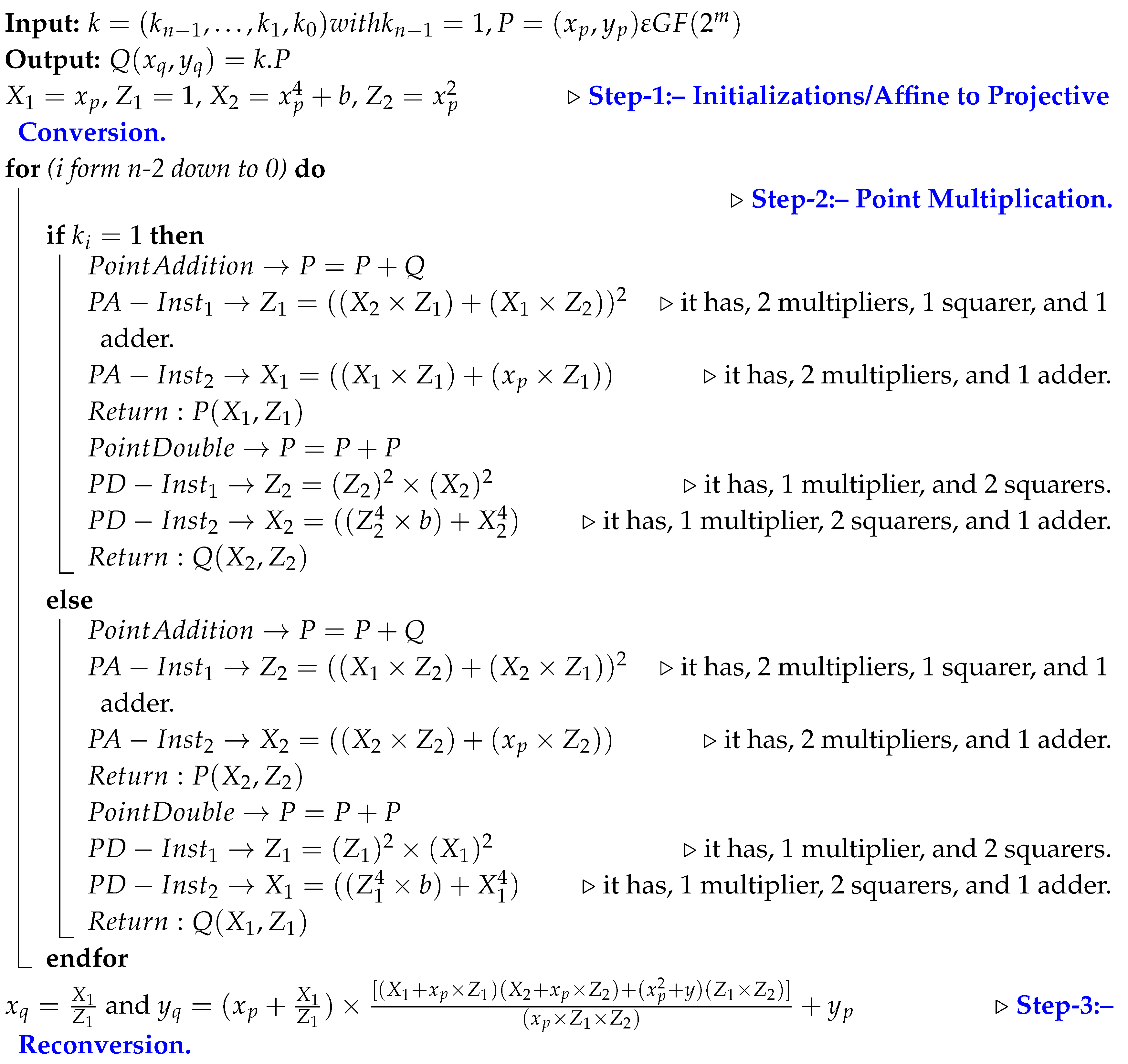 Electronics | Free Full-Text | An Efficient Elliptic-Curve Point ...