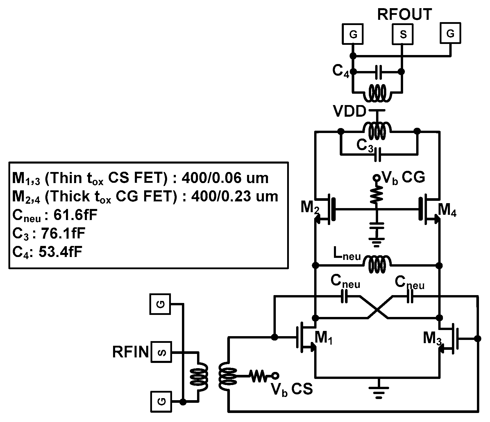 K-Band Hetero-Stacked Differential Cascode Power Amplifier with High Psat and Efficiency in 65 ...