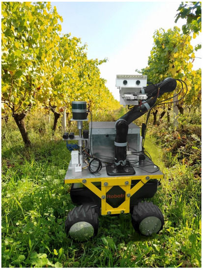 An Autonomous Grape-Harvester Robot: Integrated System Architecture