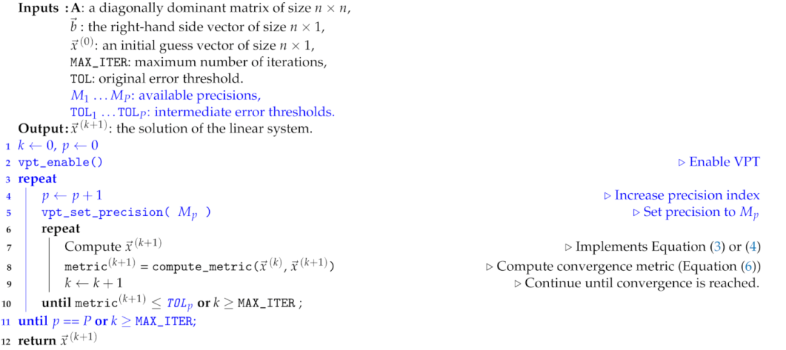 Self-Adaptive Run-Time Variable Floating-Point Precision for Iterative Algorithms: A Joint HW/SW ...