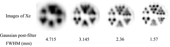Optimization of Spatial Resolution and Image Reconstruction Parameters ...