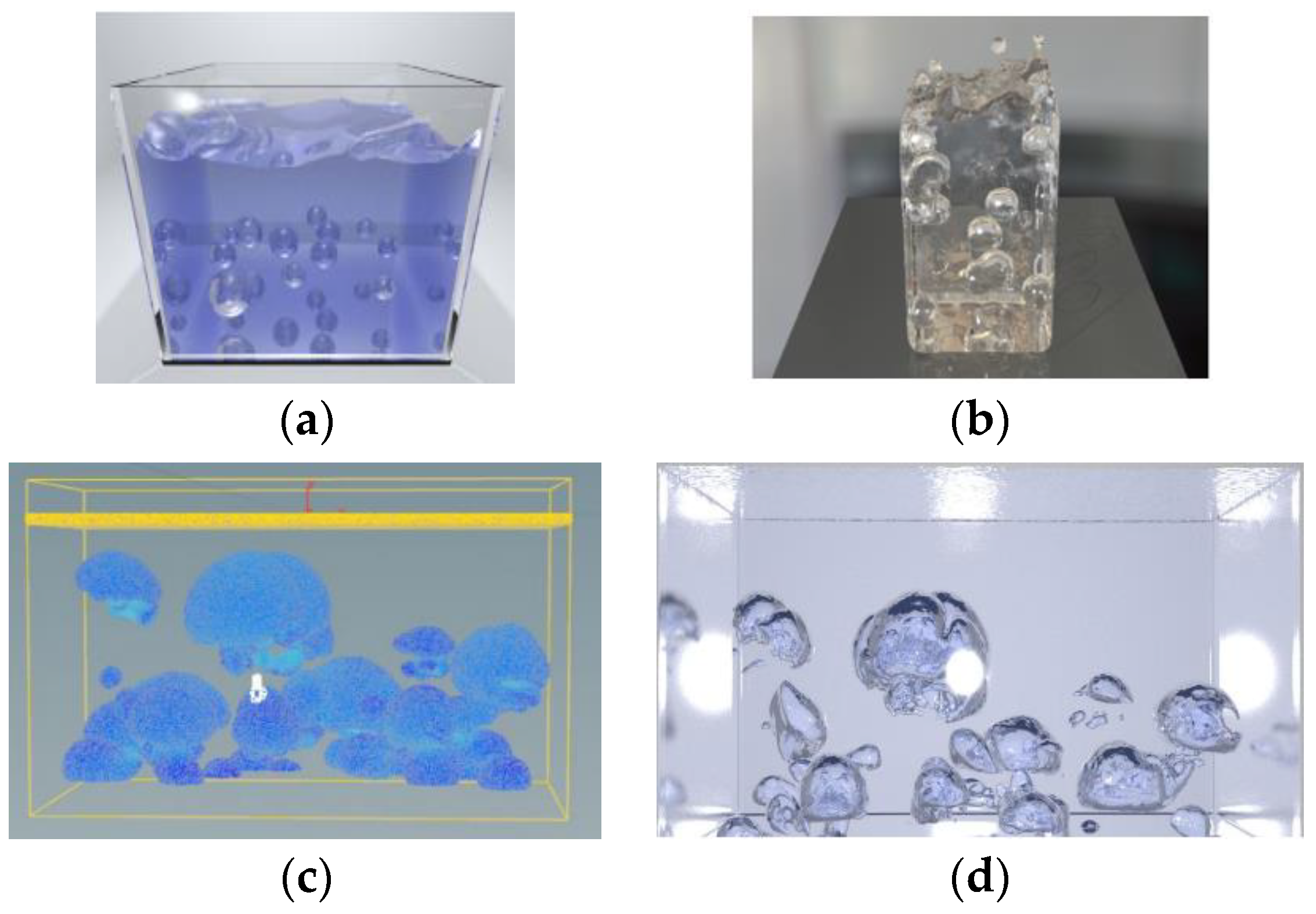 Realistic Rendering Algorithm for Bubble Generation and Motion in Water