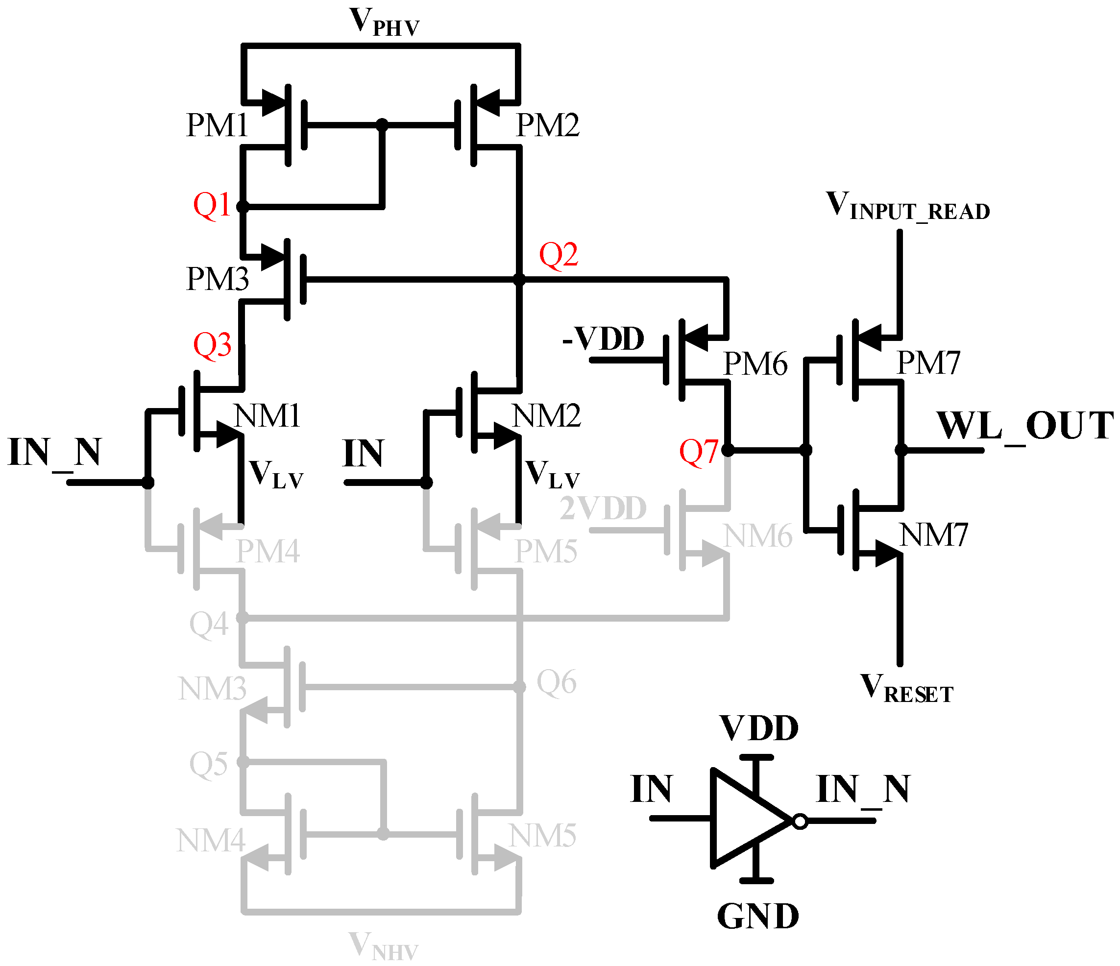 A Novel Word Line Driver Circuit for Compute-in-Memory Based on the ...