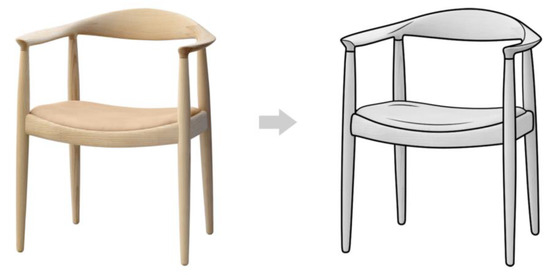 Study on Imagery Modeling of Solid Wood Chairs in Big Data