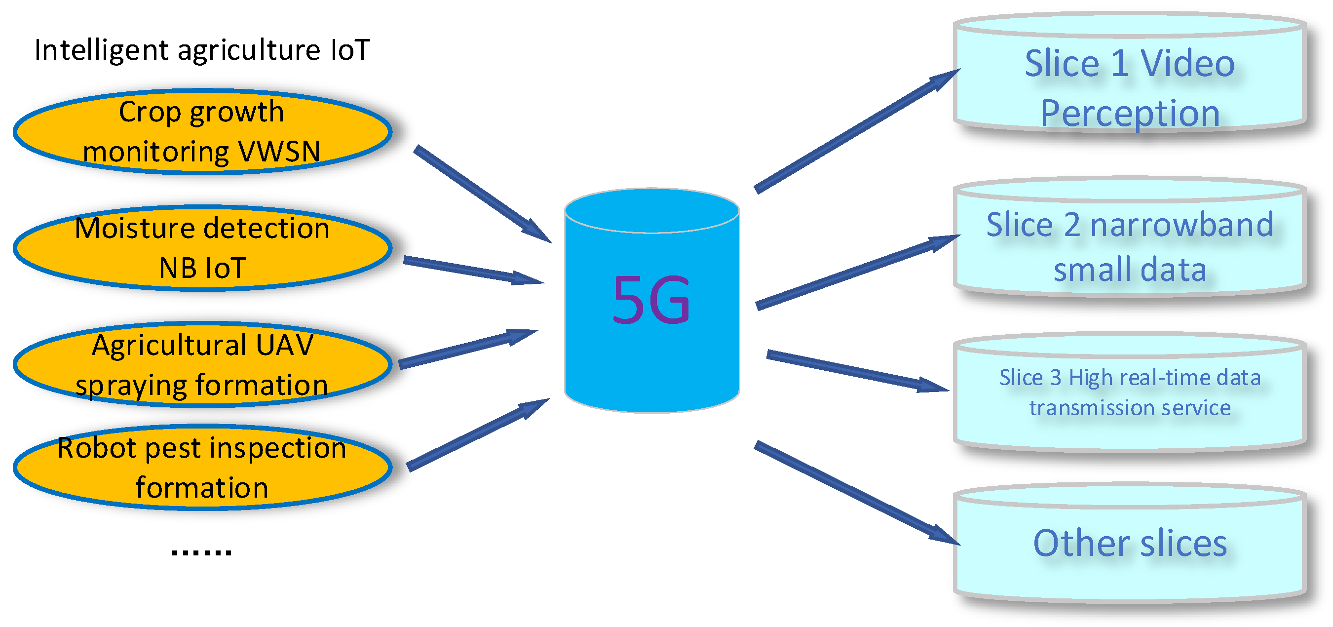 Survey of Intelligent Agricultural IoT Based on 5G