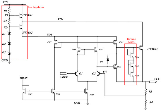 An Input Up to 100-V High Voltage LDO Based a Novel Pre-Regulation and a Simple Clamp Current ...