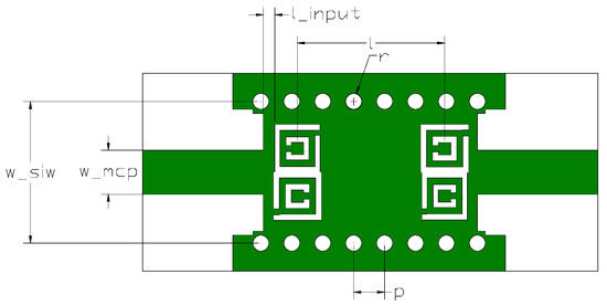 Design of Miniaturized SIW Filter Loaded with Improved CSRR Structures