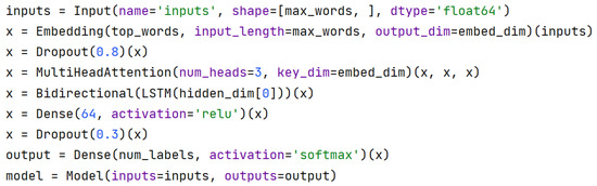 A Network Intrusion Detection Model Based on BiLSTM with Multi-Head Attention Mechanism