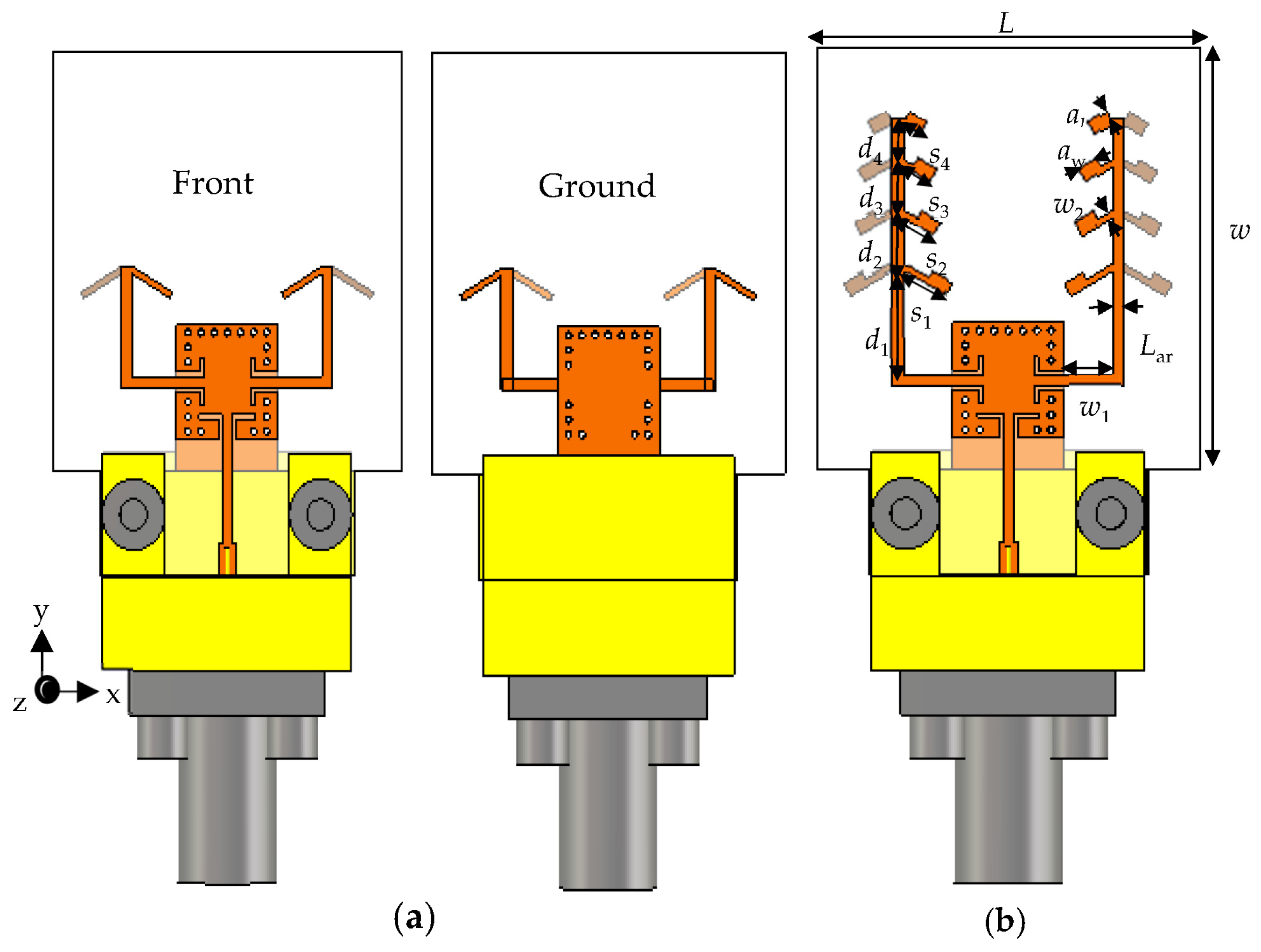 Metamaterial-Based Series-Fed Antenna with a High Gain and Wideband ...