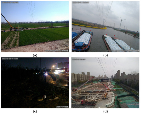 Rotating Object Detection for Cranes in Transmission Line Scenarios