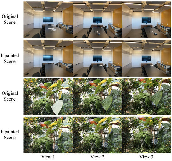Three-Dimensional-Consistent Scene Inpainting via Uncertainty-Aware Neural Radiance Field
