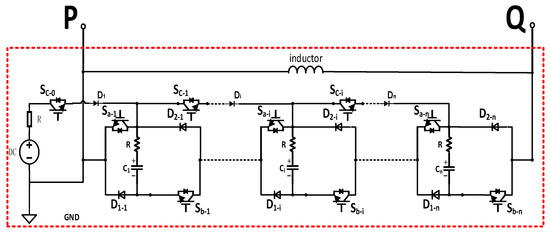 The Cascade of High-Voltage Pulsed Current Sources