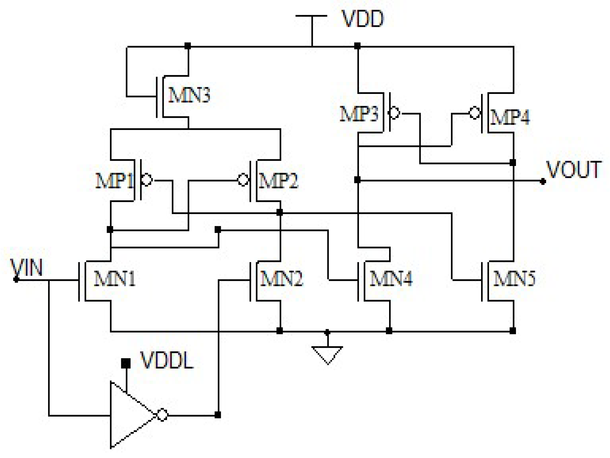 Input Voltage-Level Driven Split-Input Inverter Level Shifter for ...
