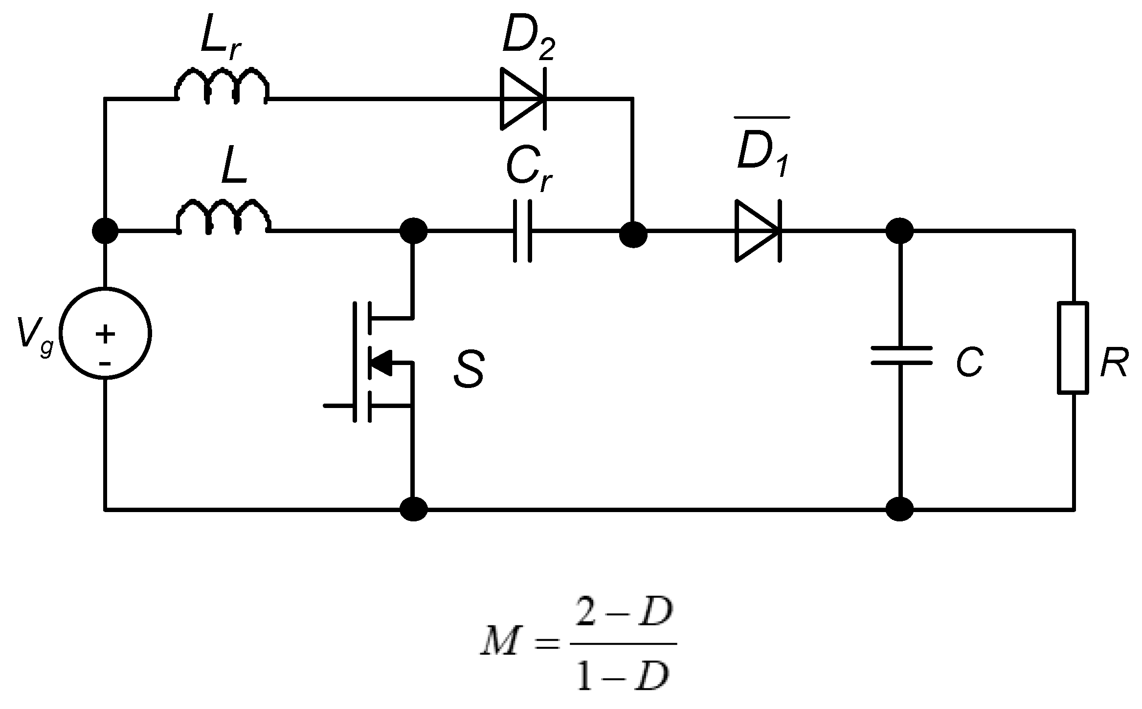 Digitally Controlled Hybrid Switching Step-Up Converter