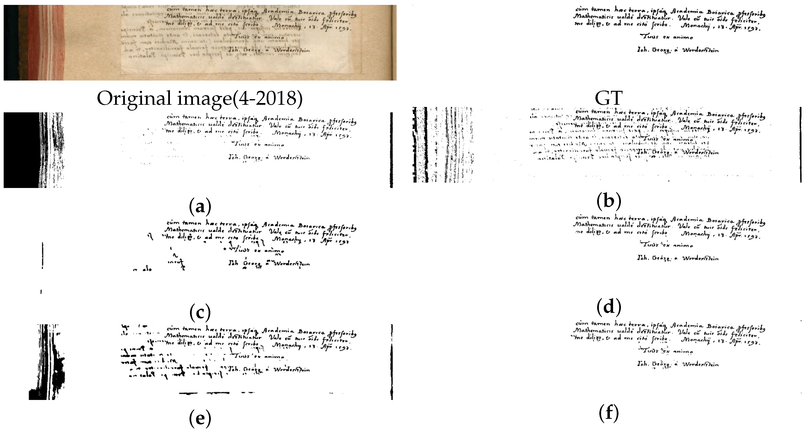 An Efficient Transformer–CNN Network for Document Image Binarization