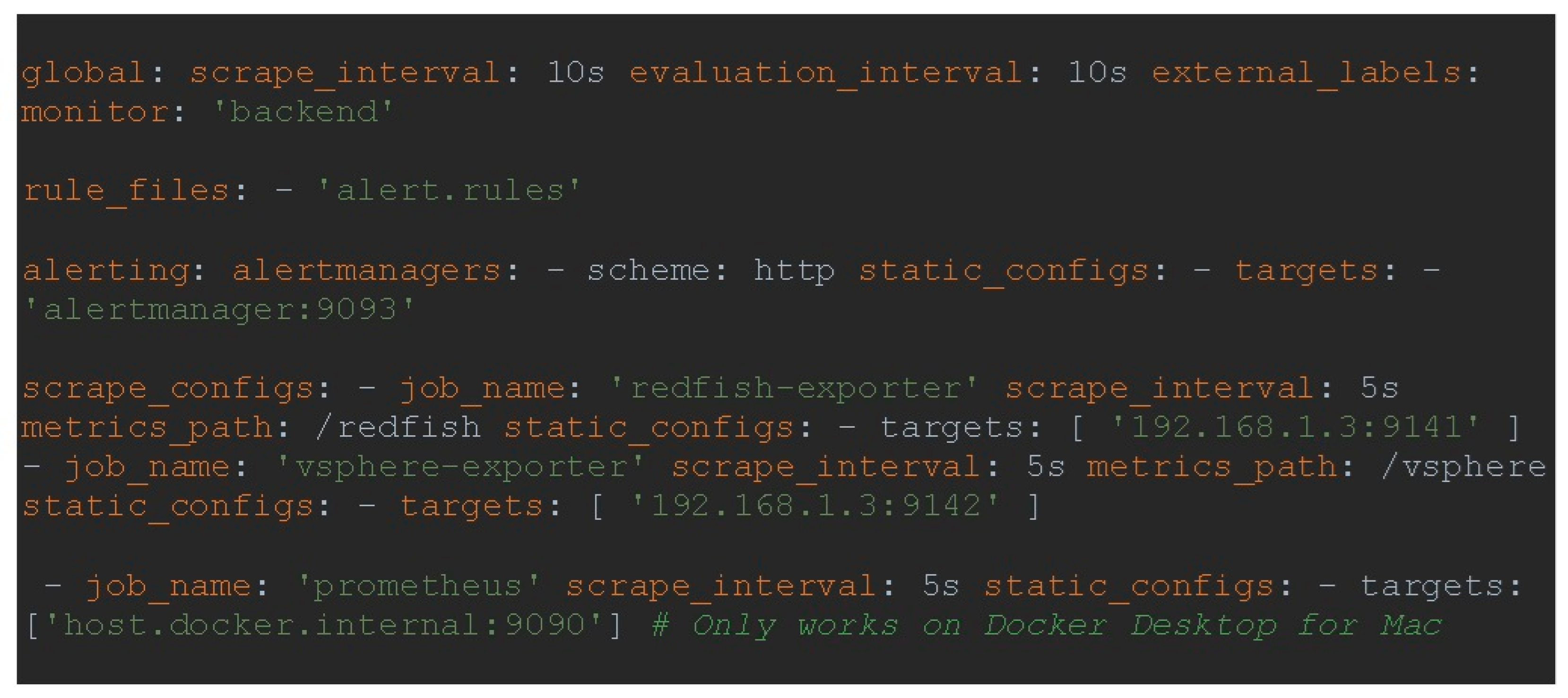 The RedFish API and vSphere Hypervisor API: A Unified Framework for Policy-Based Server Monitoring