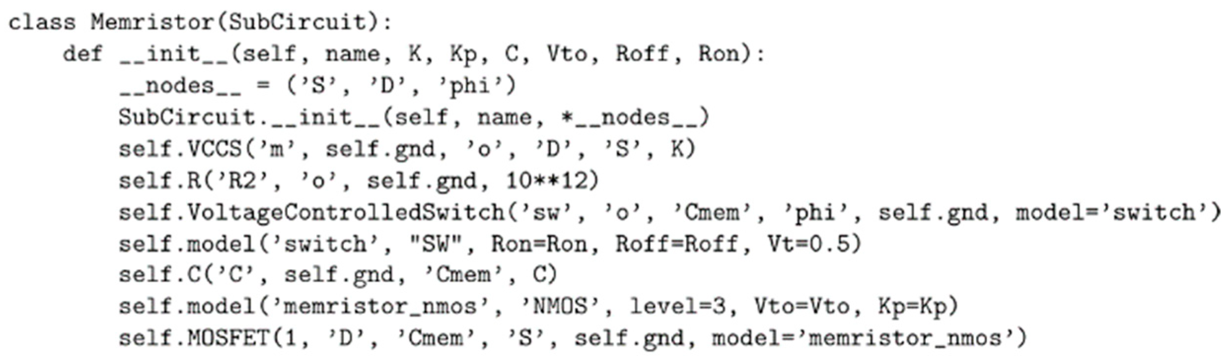 PySpice-Simulated In Situ Learning with Memristor Emulation for Single-Layer Spiking Neural Networks