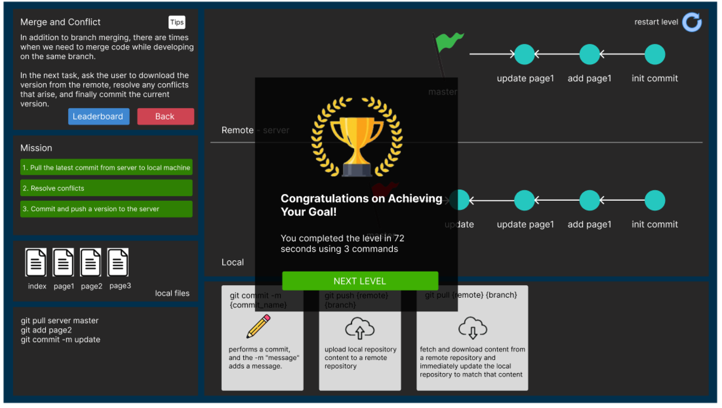 A Gamified Method for Teaching Version Control Concepts in Programming Courses Using the Git ...