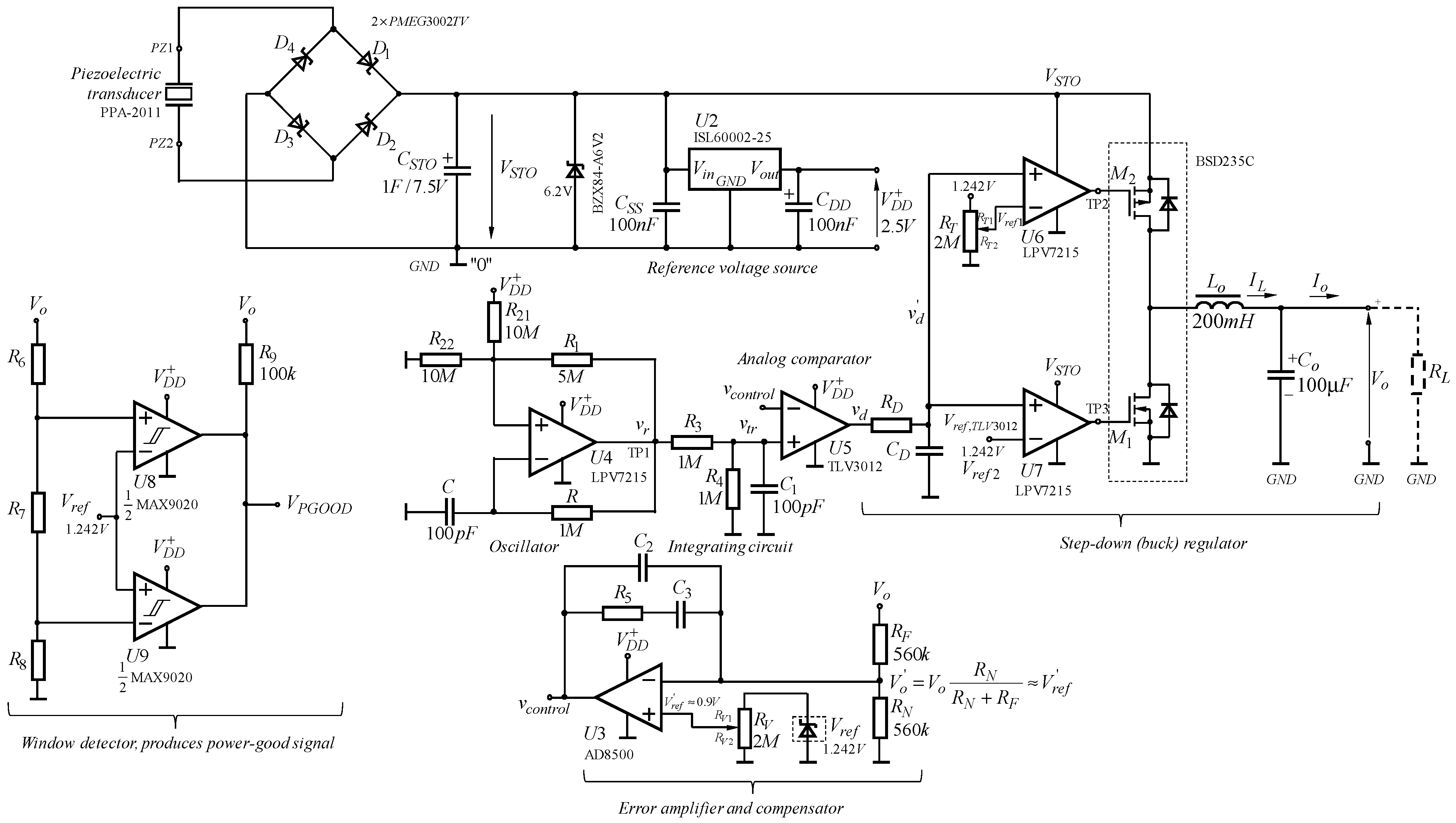 Analysis and Design of Low-Power Piezoelectric Energy Harvesting ...