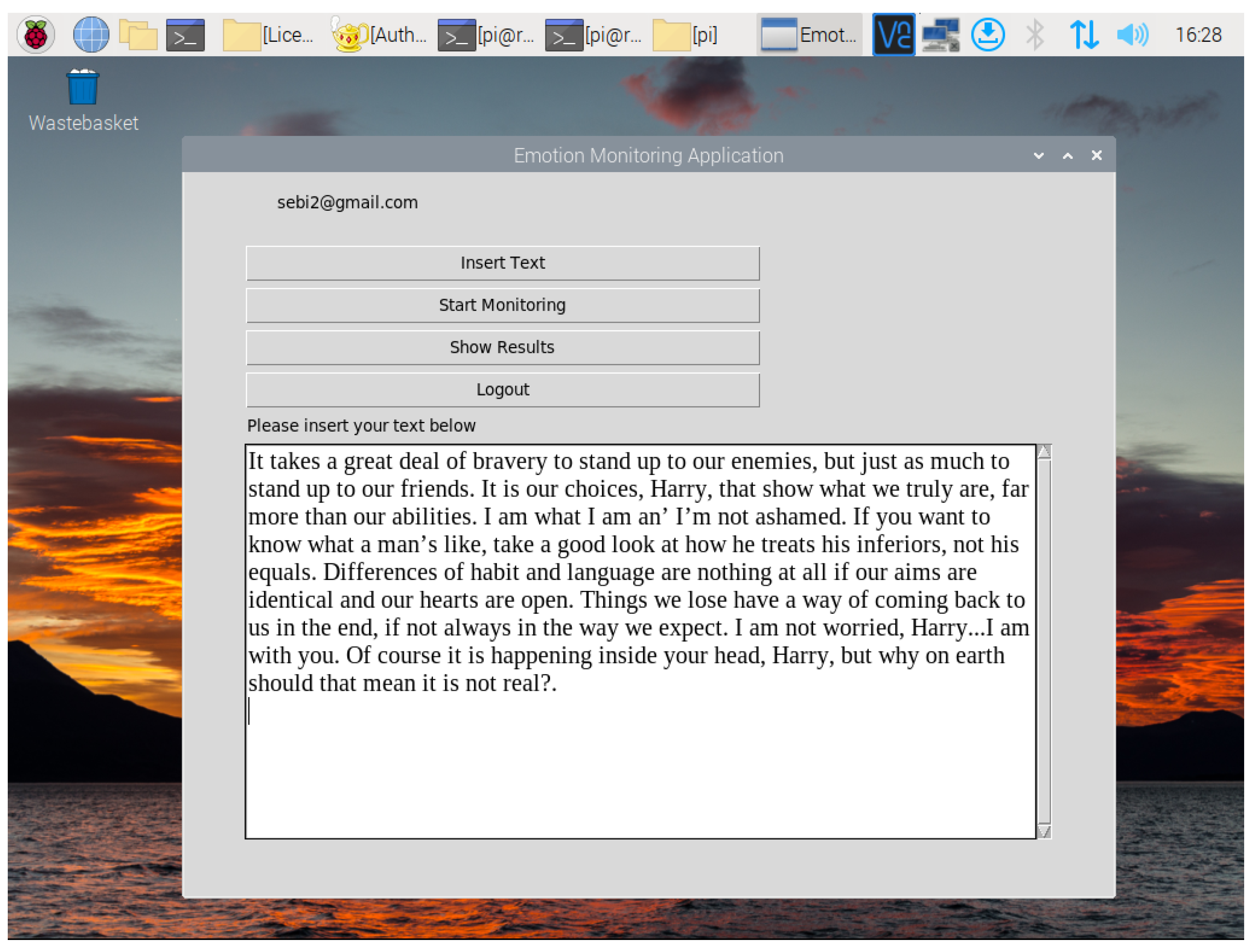 An IoT Framework for Assessing the Correlation Between Sentiment-Analyzed Texts and Facial ...