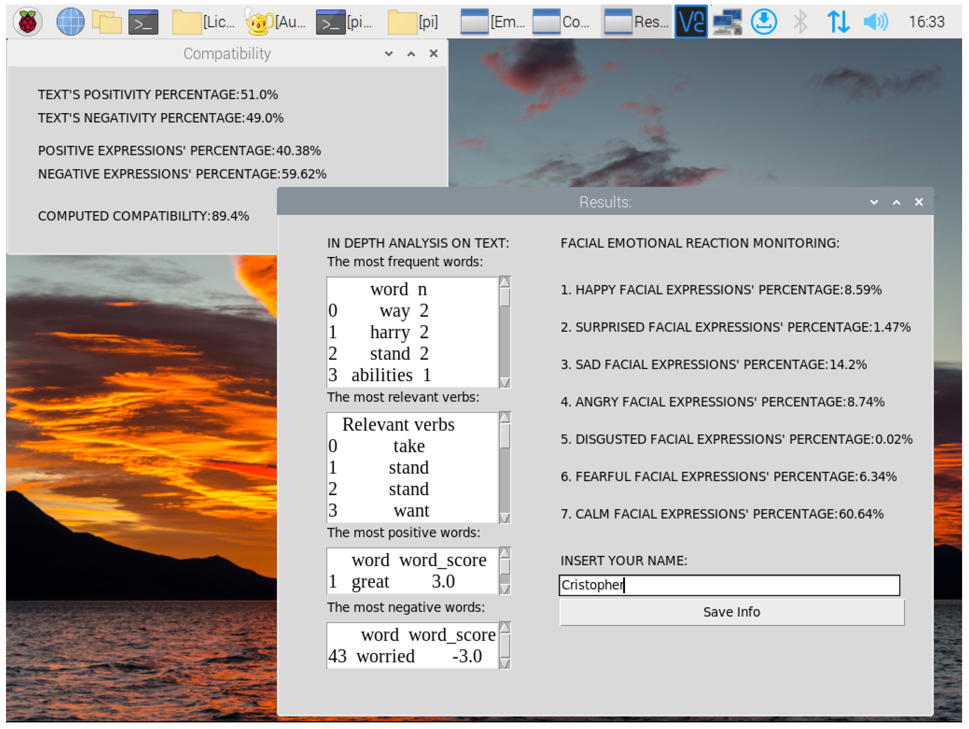 An IoT Framework for Assessing the Correlation Between Sentiment-Analyzed Texts and Facial ...